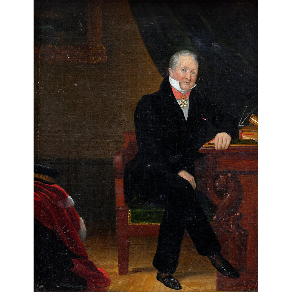 Pierre Lecomte, Interior Scene With Lawyer