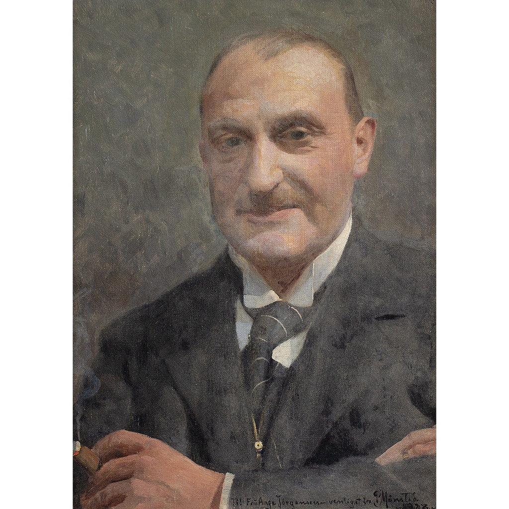 Peter Mønsted, Portrait Of Aage Jørgensen – Brave Fine Art