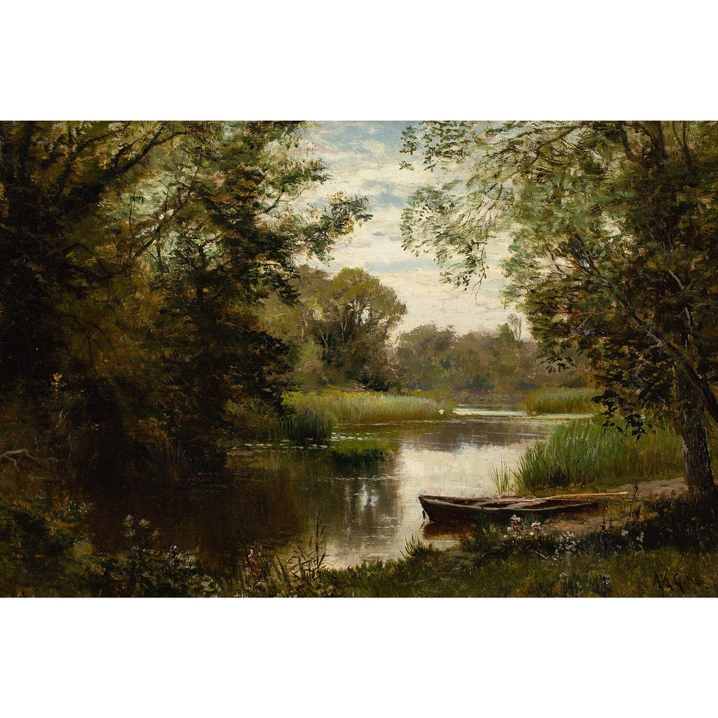 Alfred Augustus Glendening, A Norfolk Broad – Brave Fine Art
