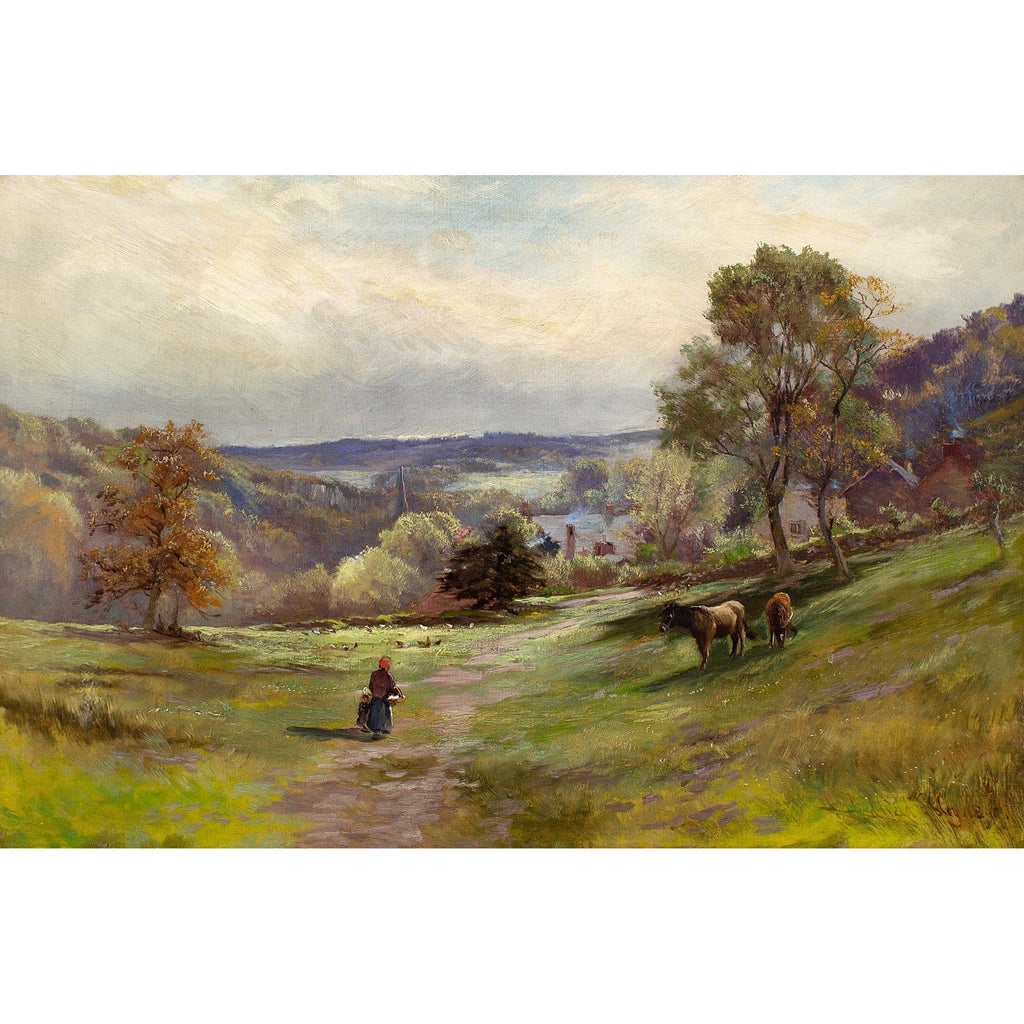 Henry Hadfield Cubley, Matlock Bath From The Hillside – Brave Fine Art