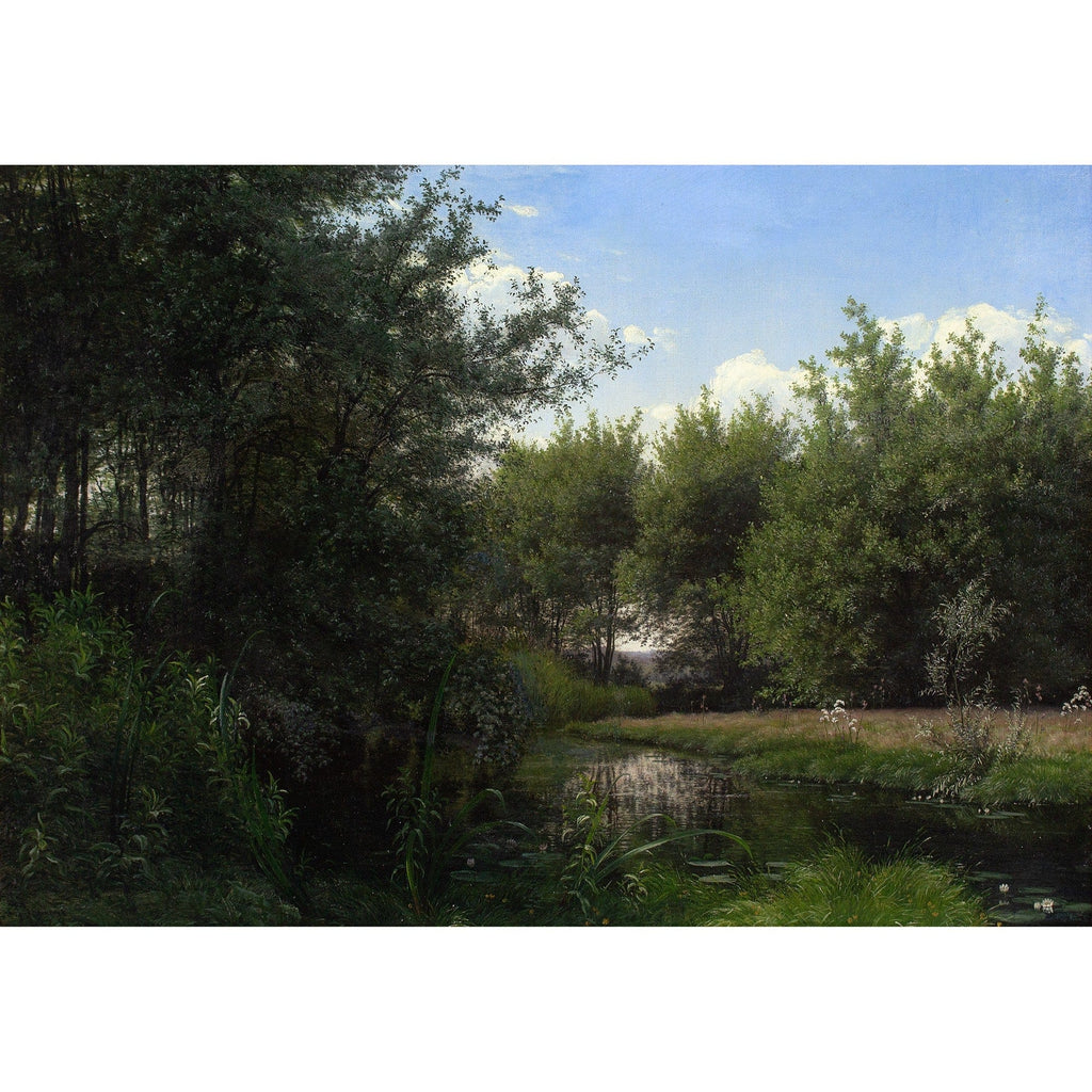 Johannes Boesen, Forest View With Stream