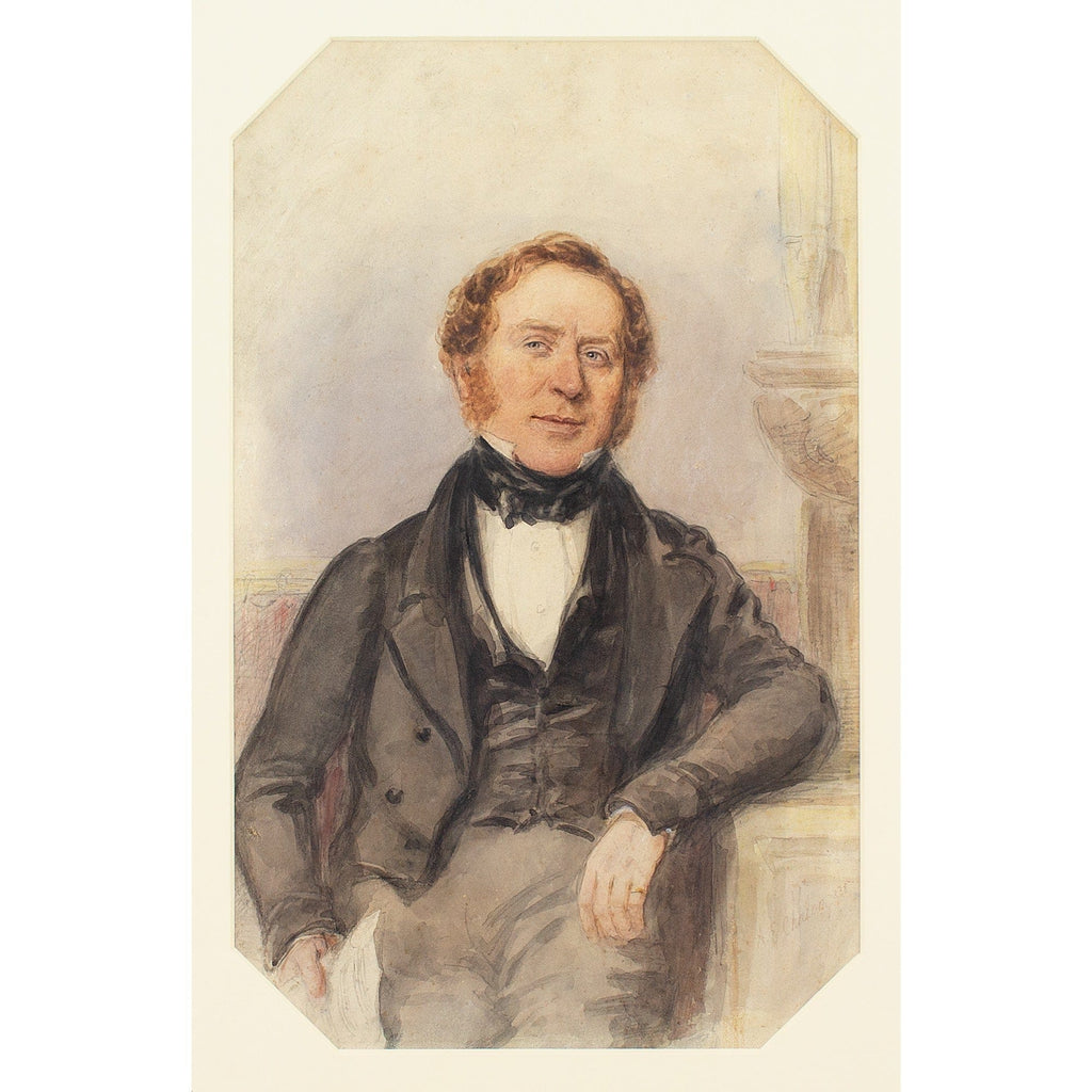 Alfred Edward Chalon RA, Portrait Of A Gentleman – Brave Fine Art