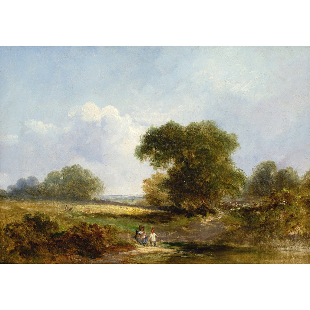 James Edward Meadows, Rural Scene With Pond – Brave Fine Art