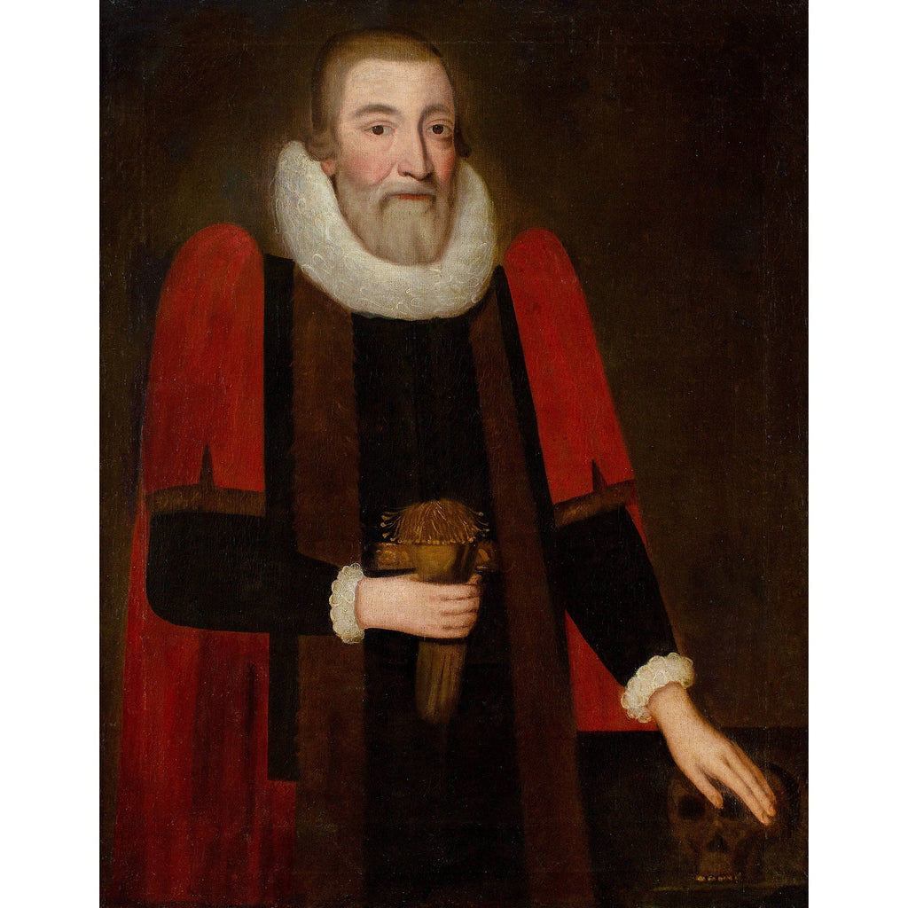 Early 17th-Century English School, Portrait Of Edward Hill & Original ...