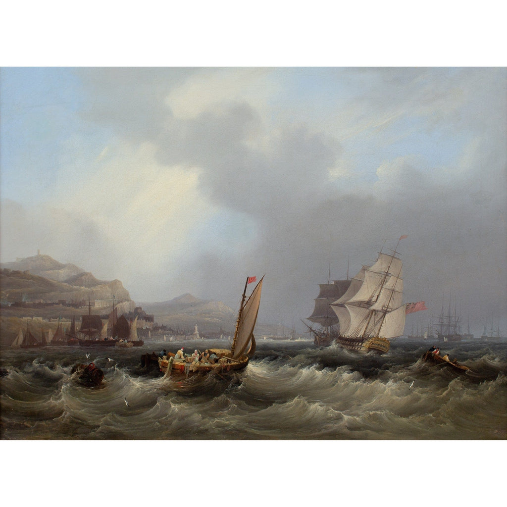 Frederick Calvert (Attributed), Off Scarborough