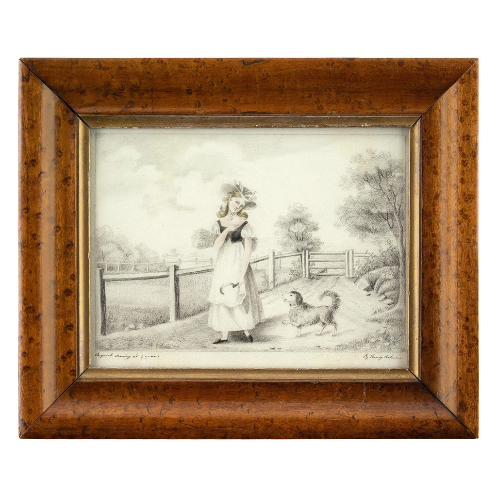 Marie-Francoise C D 'Fanny' Corbaux, The Pretty Gleaner – Brave Fine Art