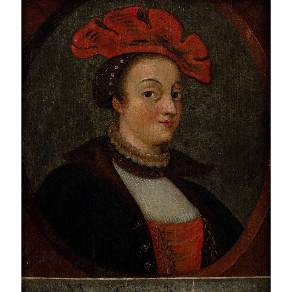 Early 17th-Century German School, Portrait Of A Lady With A Goller
