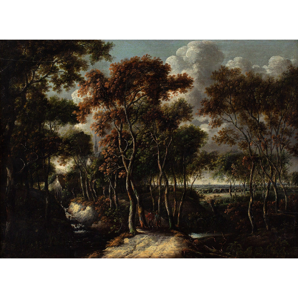 Jacob Van Ruisdael (Circle), Forest View With Birch Trees