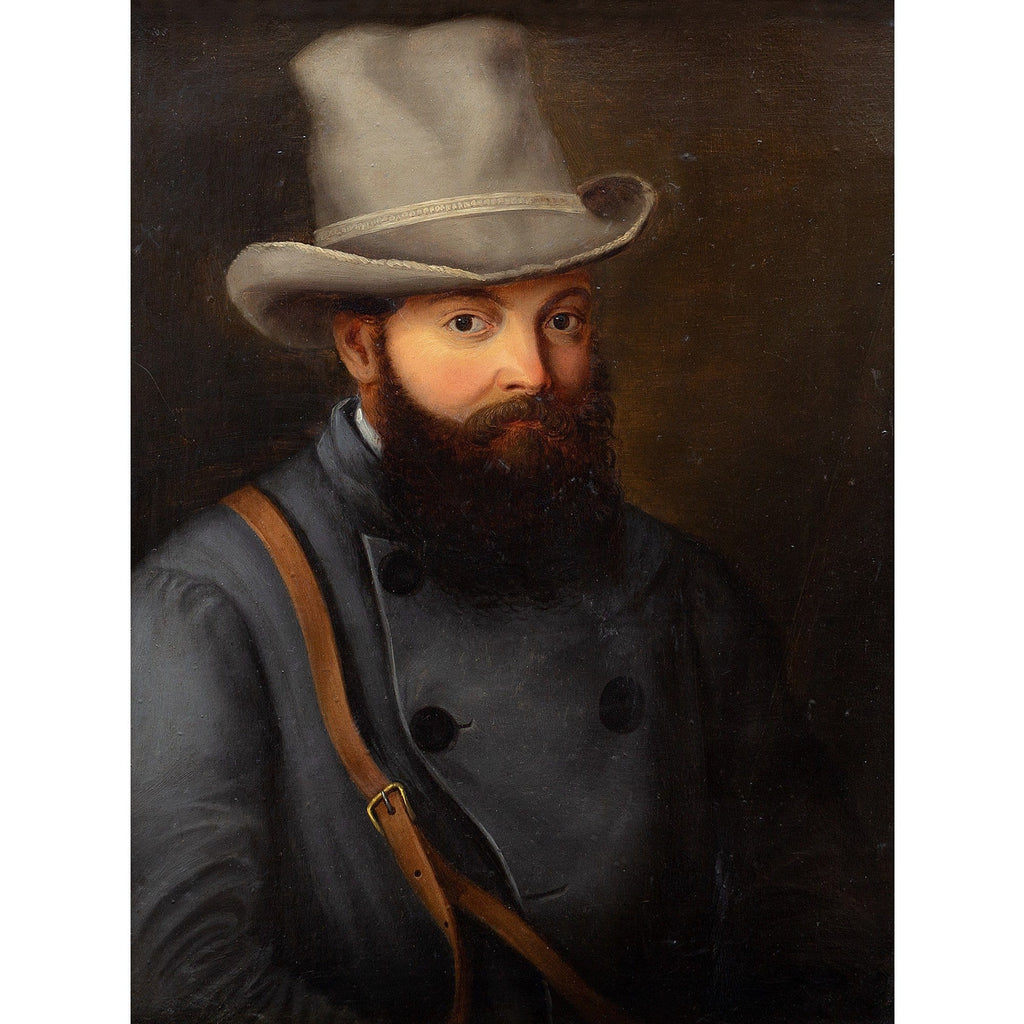 19th-Century German School, Portrait Of A Huntsman