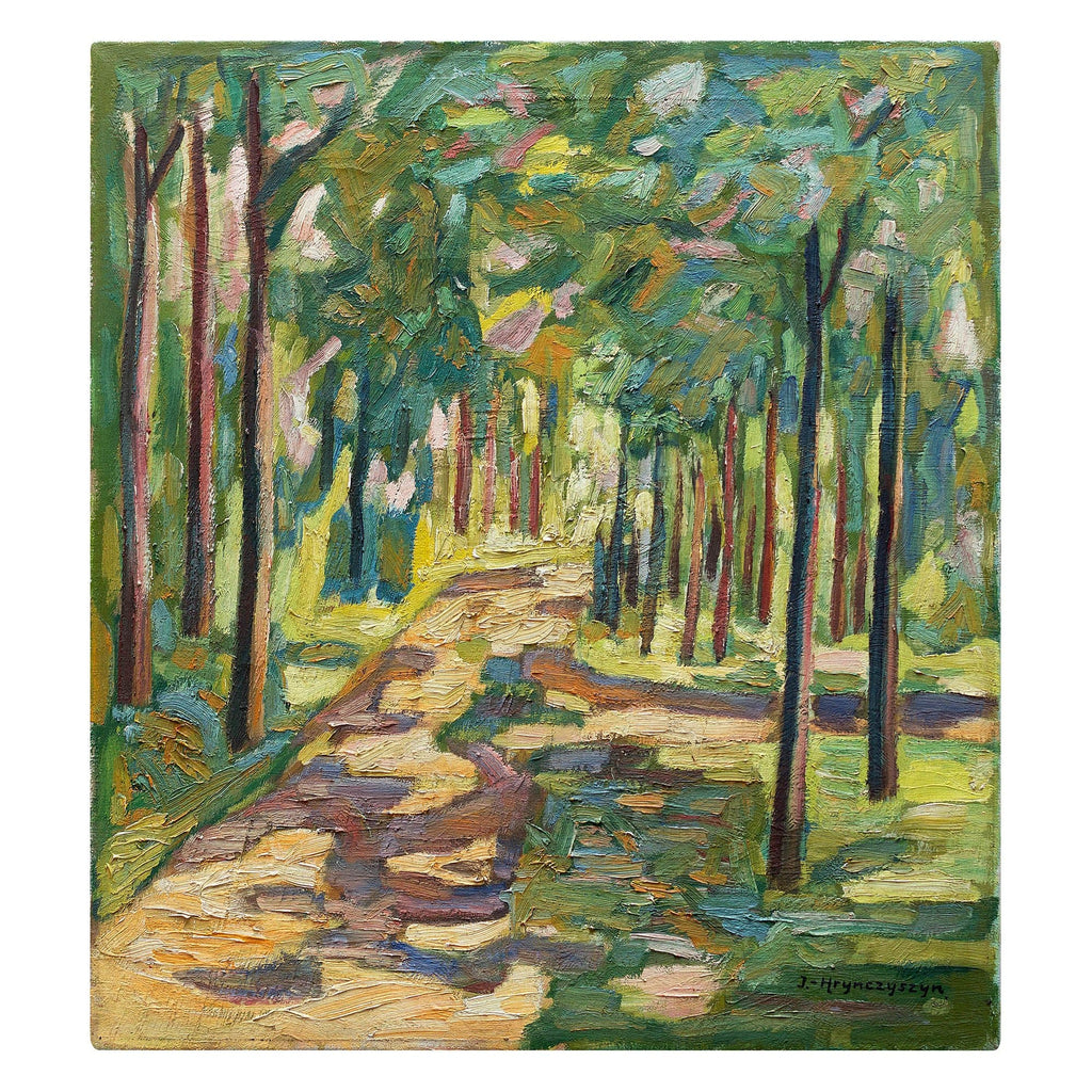 Expressive Landscape With Forest Track