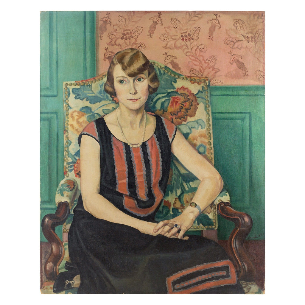 Pierre Deval, Portrait Of Lucienne Denis – Brave Fine Art