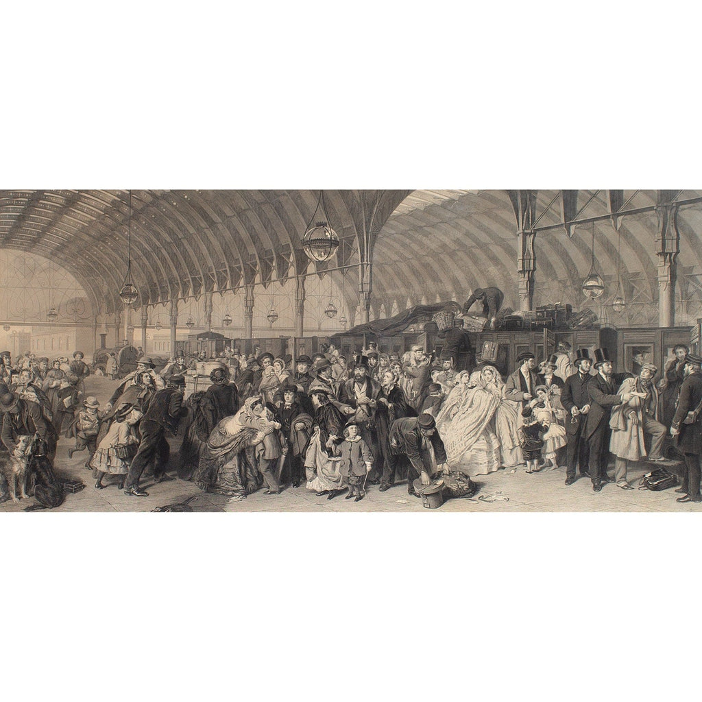 Francis Holl After William Powell Frith, The Railway Station