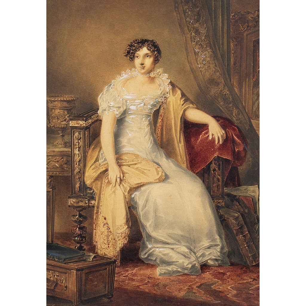 James Stephanoff, Portrait Of Miss Smernove