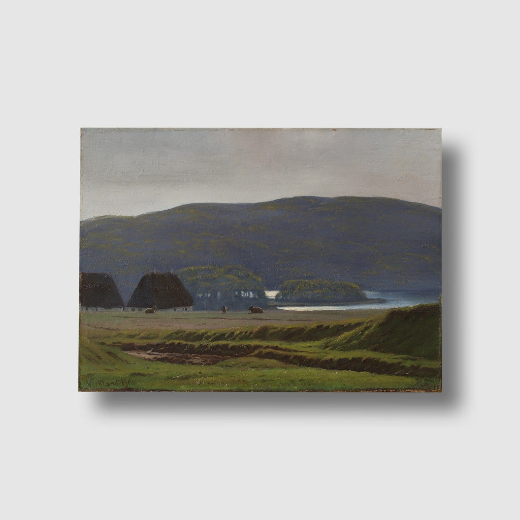 Harald Foss, Pastoral Scene In Virkland, Denmark