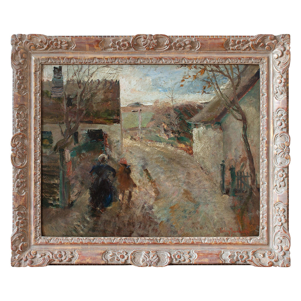 Carl Gustav Ludwig Jacobsen, Village Landscape In Autumn