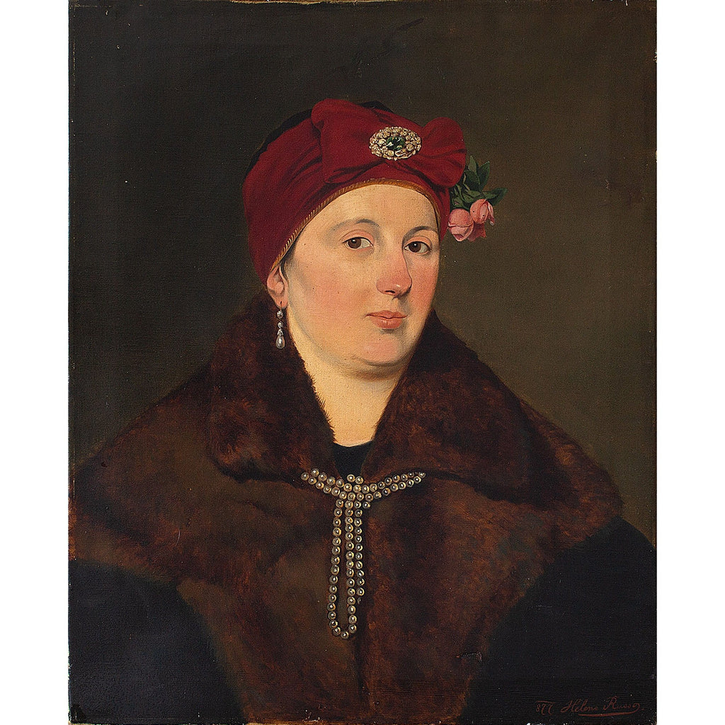 Helene Russo, Portrait Of A Lady In Furs